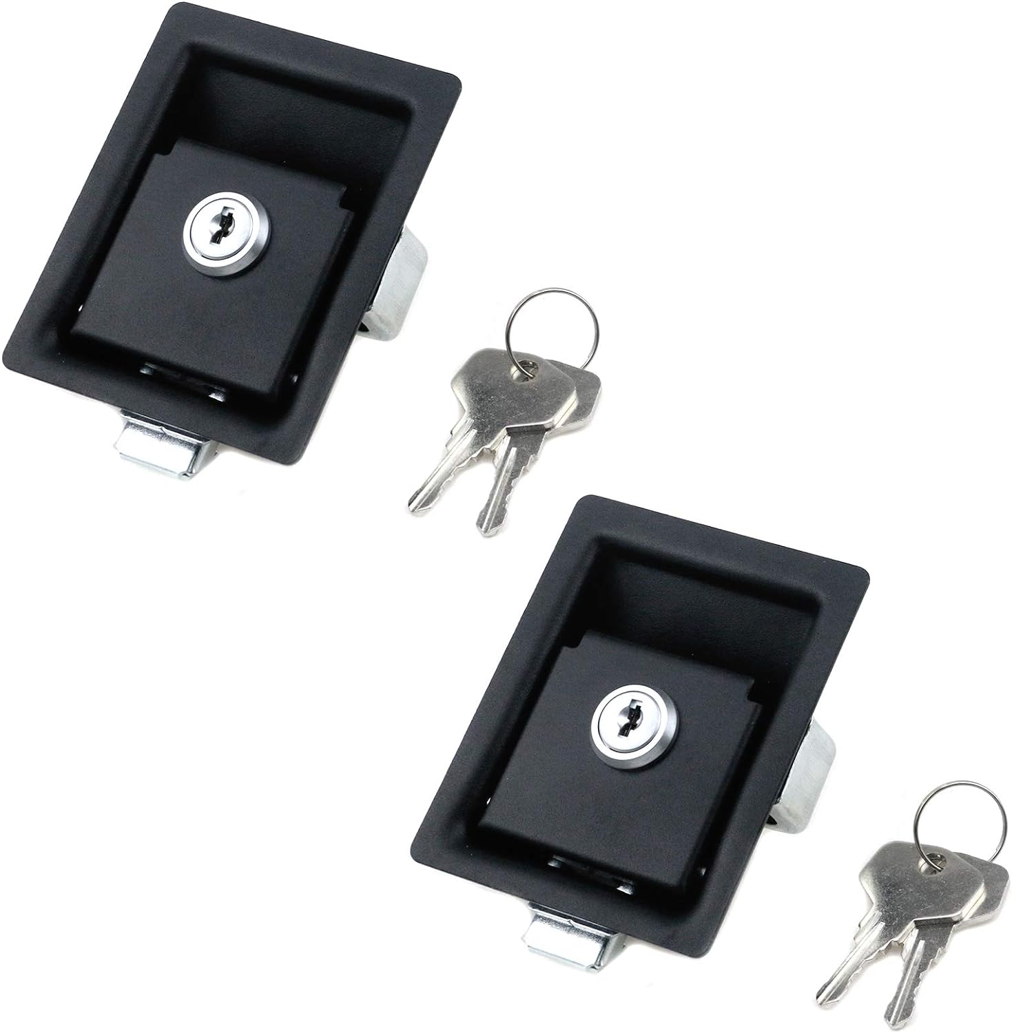 Travel Trailer Lock 2 Pack Stainless Steel Door Latch Heavy Duty Flush ...