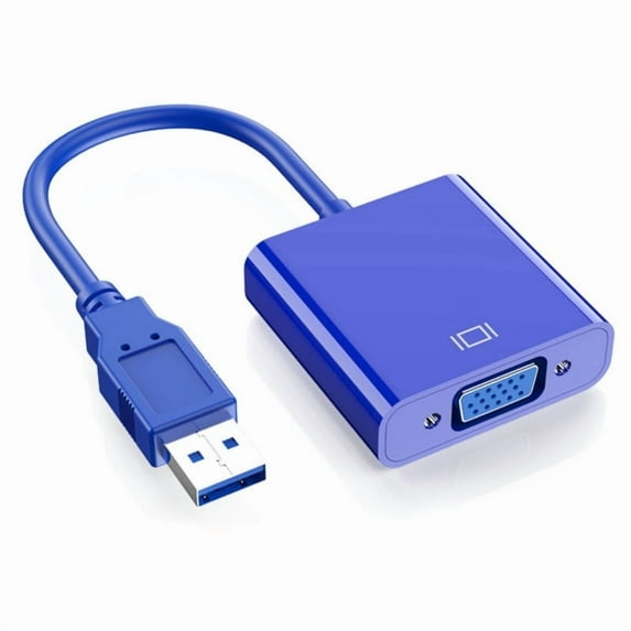 Travel USB 3.0 to VGA Cable Converter Video Adapter Cord Wire for Easy ...