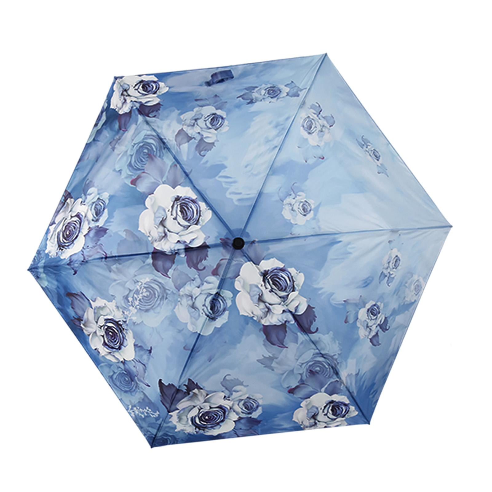 Travel Umbrella for Rain Compact Umbrella Waterproof Compact Manual ...