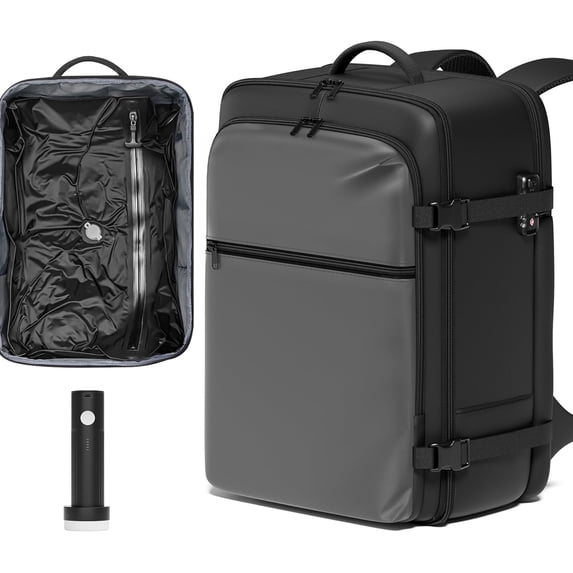 Travel Vacuum Backpack with Portable Pump, 60L Carry Compression Seal ...