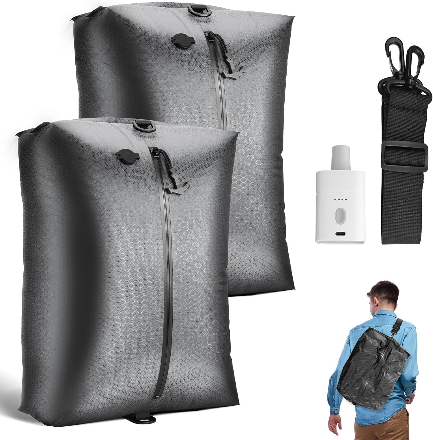 Travel Vacuum Bags with Pump, Vacuum Compression Bags for Suitcase ...