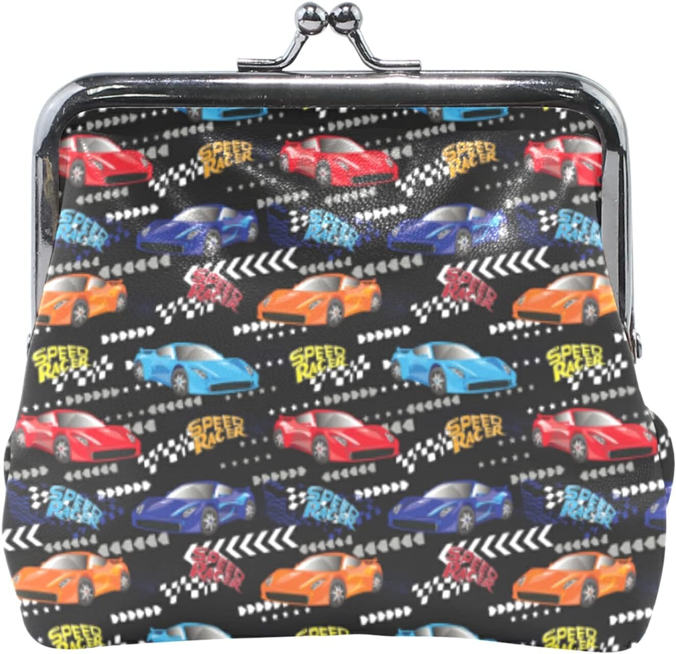 Travel Visa Rubber Stamps Imprints Buckle Coin Purses Vintage Pouch ...