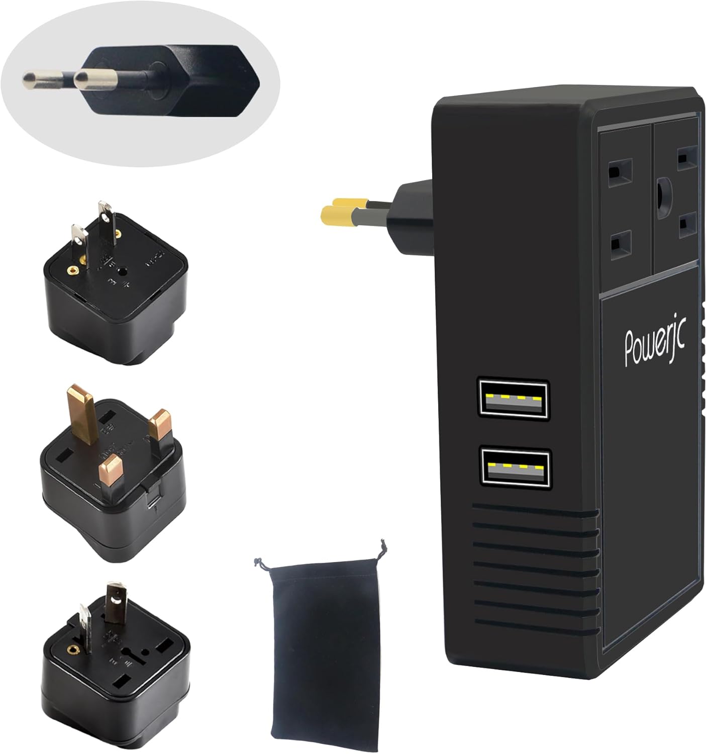 Travel Voltage Converter Adapter Power Step Down 220V to 110V 2000W ...