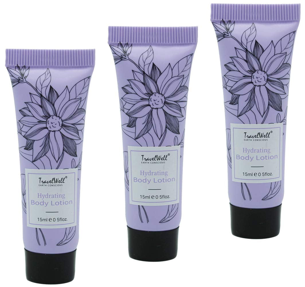 Travel Well Flower Series DPF11 Hotel Travel Size Lotion Bulk 0.5 Fl Oz ...