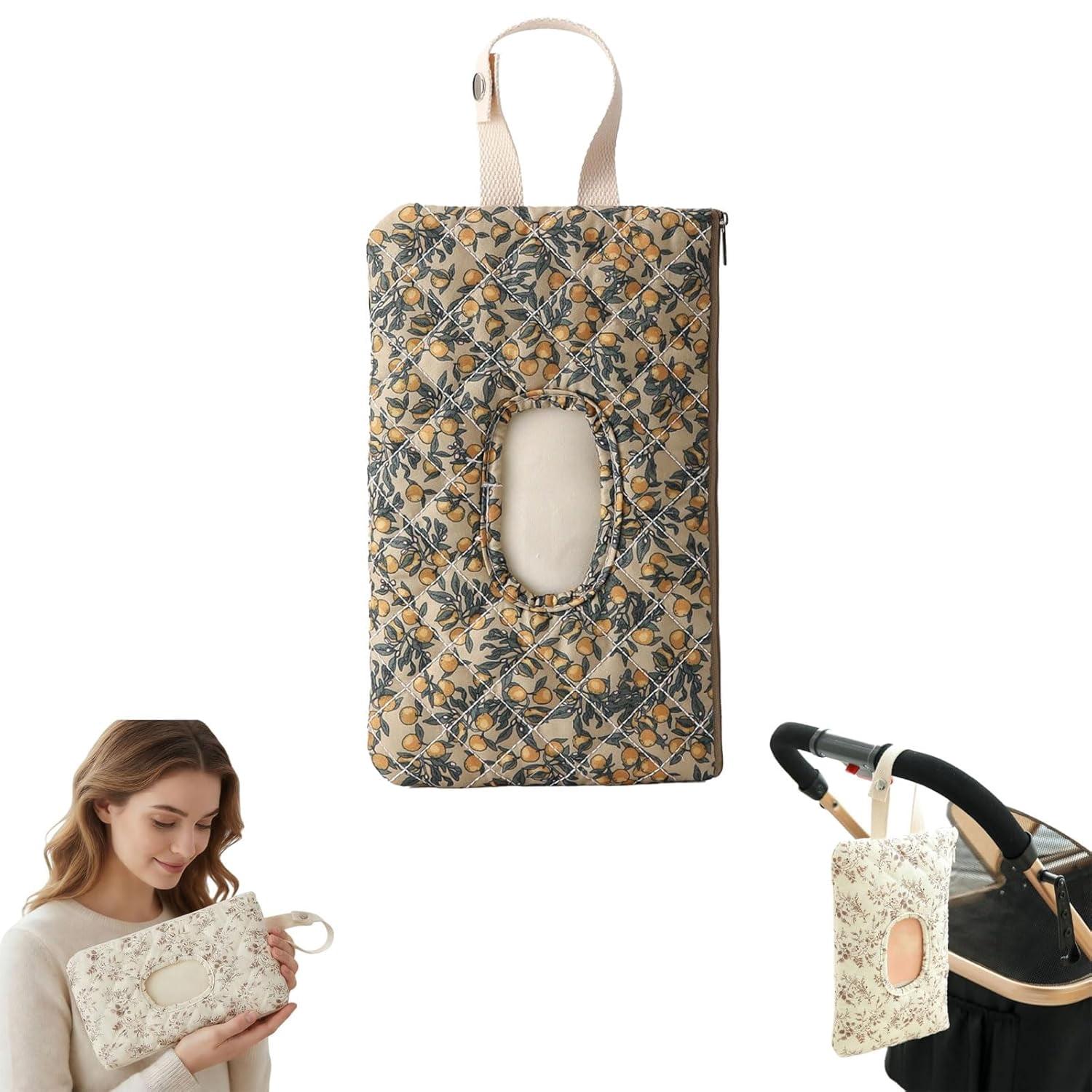 Travel Wipes Case - Refillable Waterproof Wet Wipe Dispenser and Diaper ...