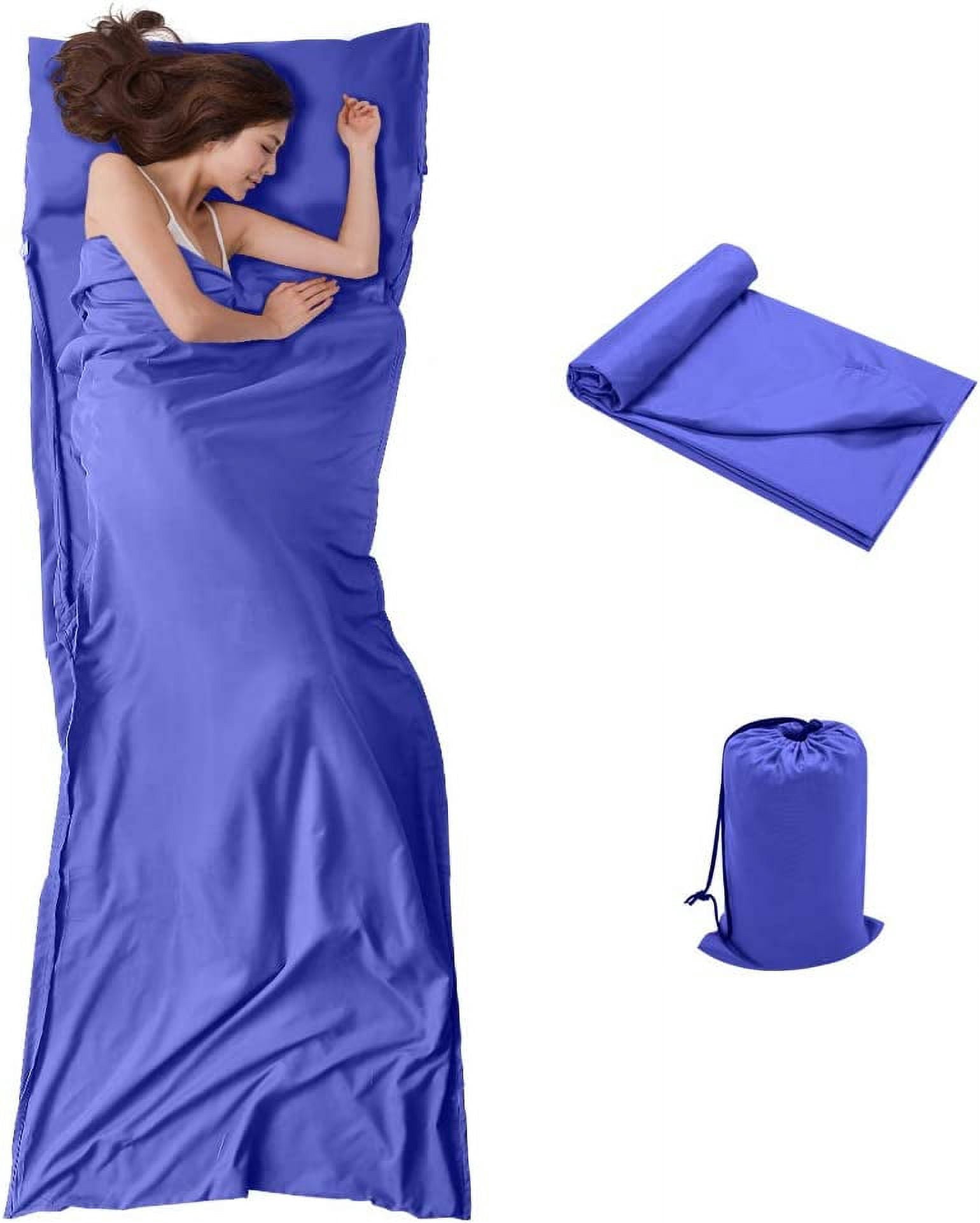 Travel and Camping Sheet Sleeping Bag Liner - Lightweight Compact and ...