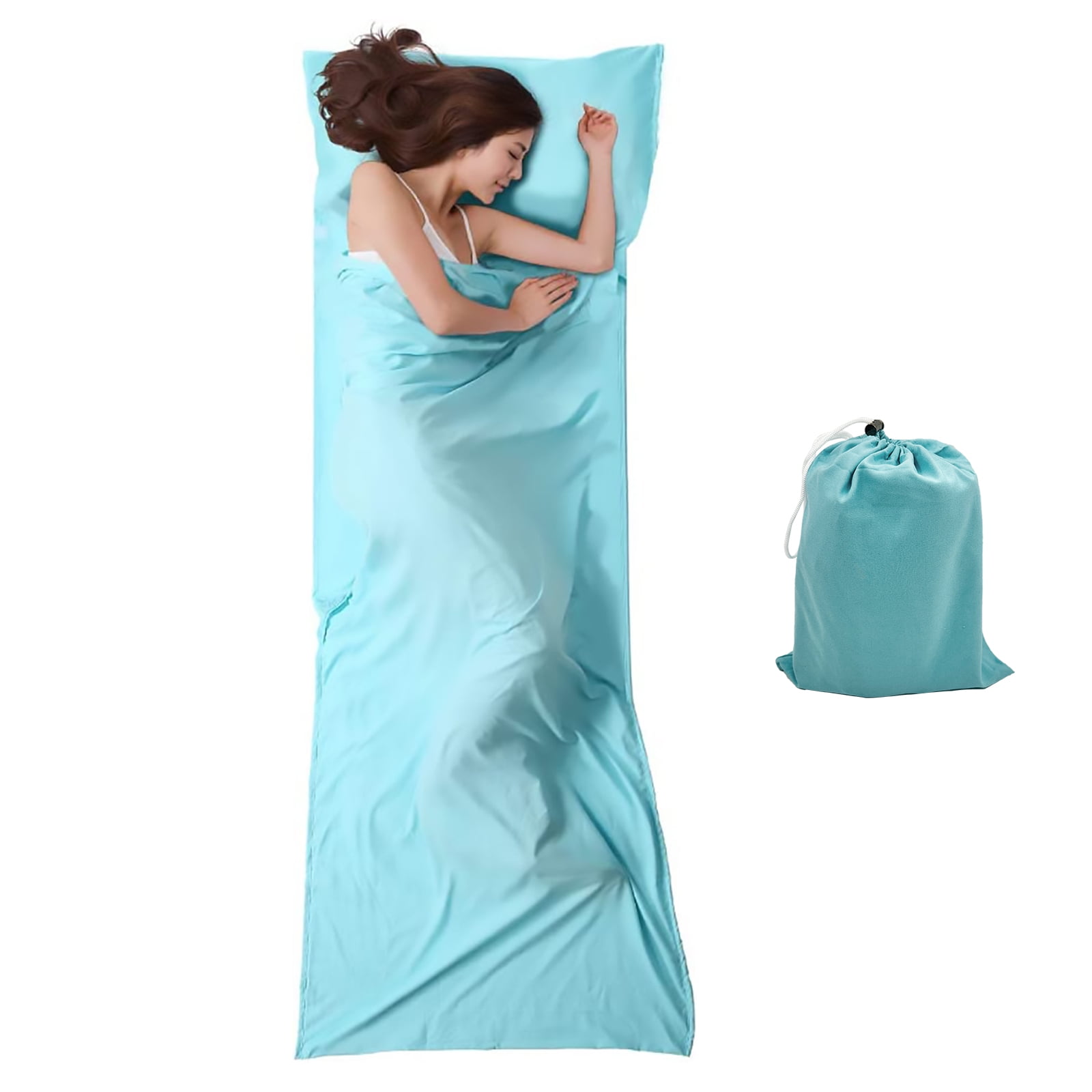 Travel and Camping Sheet Sleeping Bag Liner - Lightweight Compact and ...