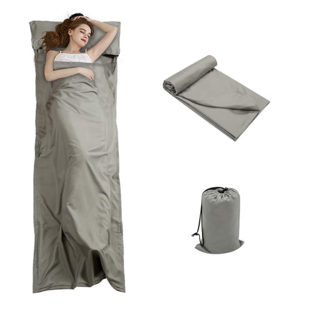 Travel and Camping Sheet Sleeping Bag Liner - Lightweight Compact and ...