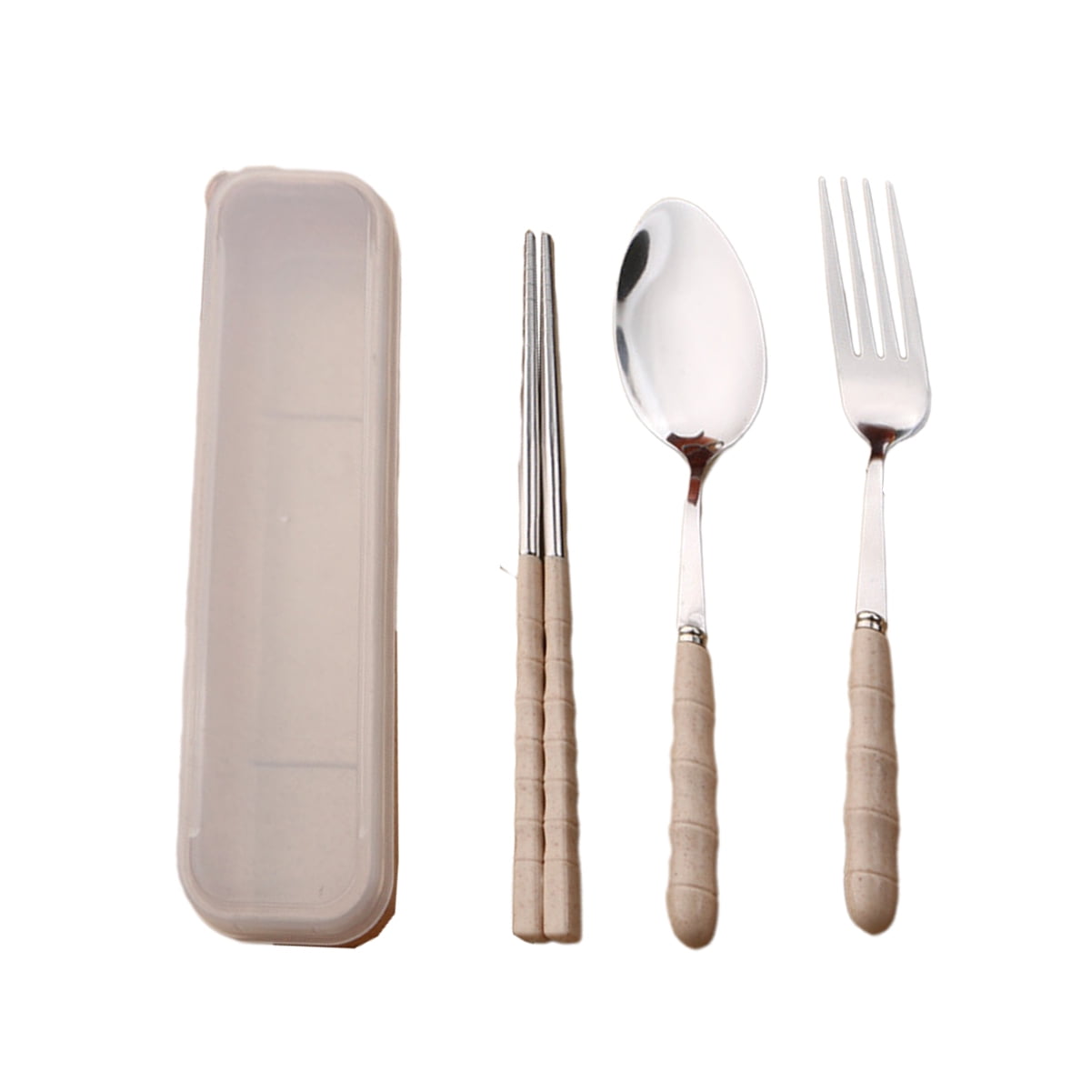 Travel cutlery set, stainless steel cutlery, Reusable utensils set with ...