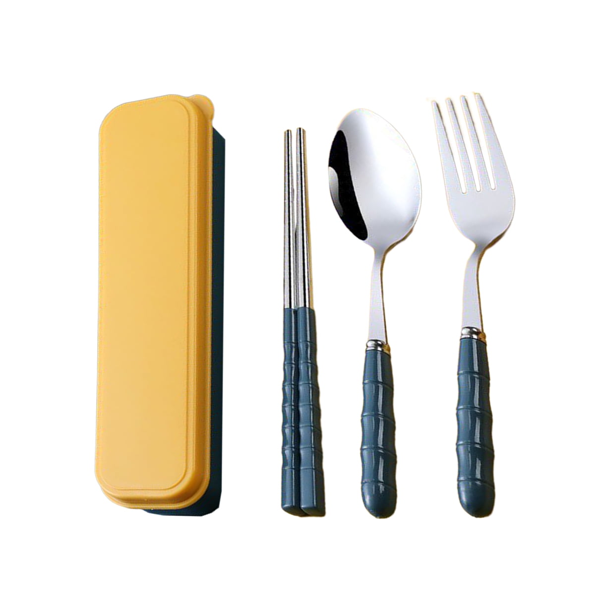 Travel Cutlery Set,Stainless Steel Reusable Flatware Set Cutlery Set ...