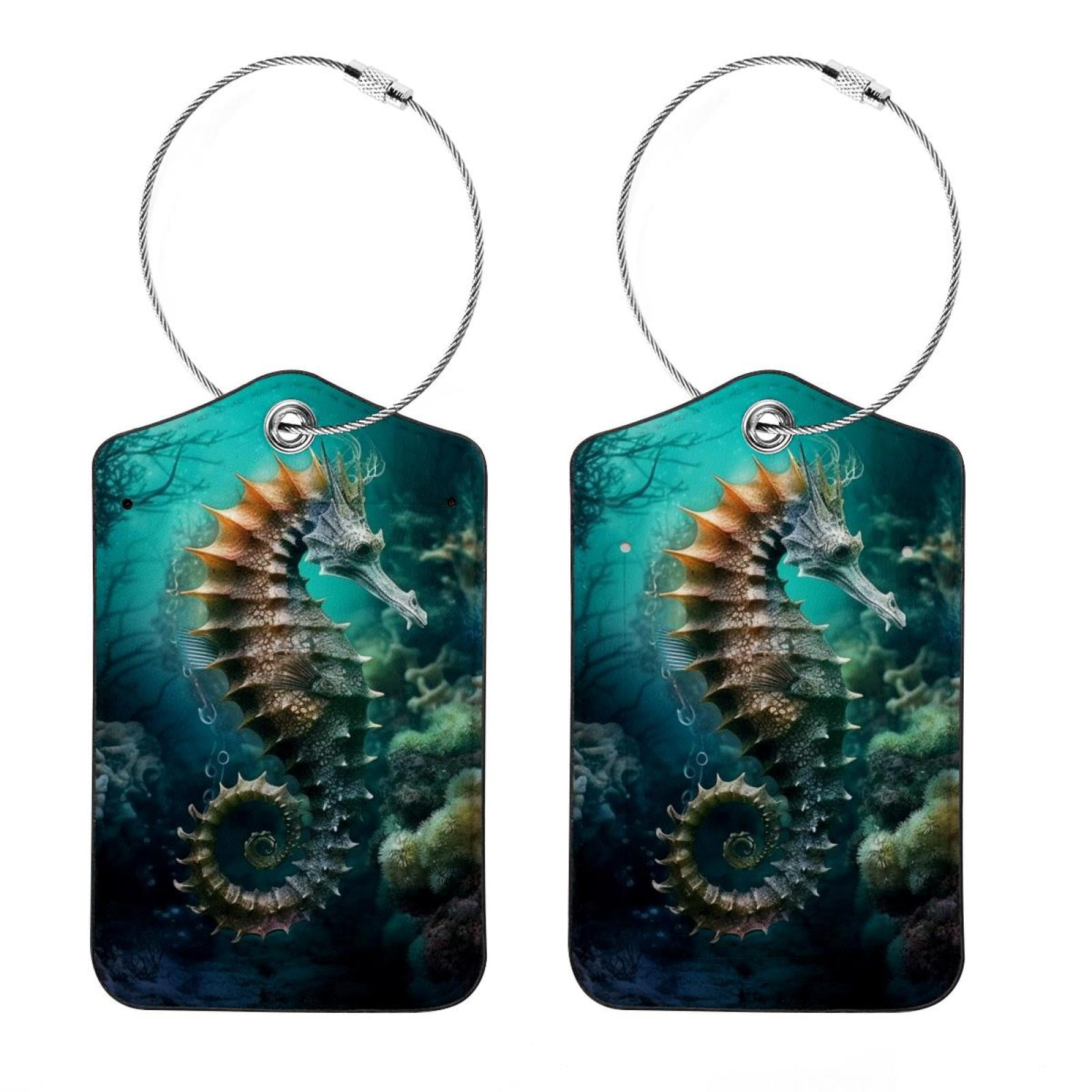 Travel in Luxury: Metal Loop Lock Baggage Tags with Privacy Flap Cover ...