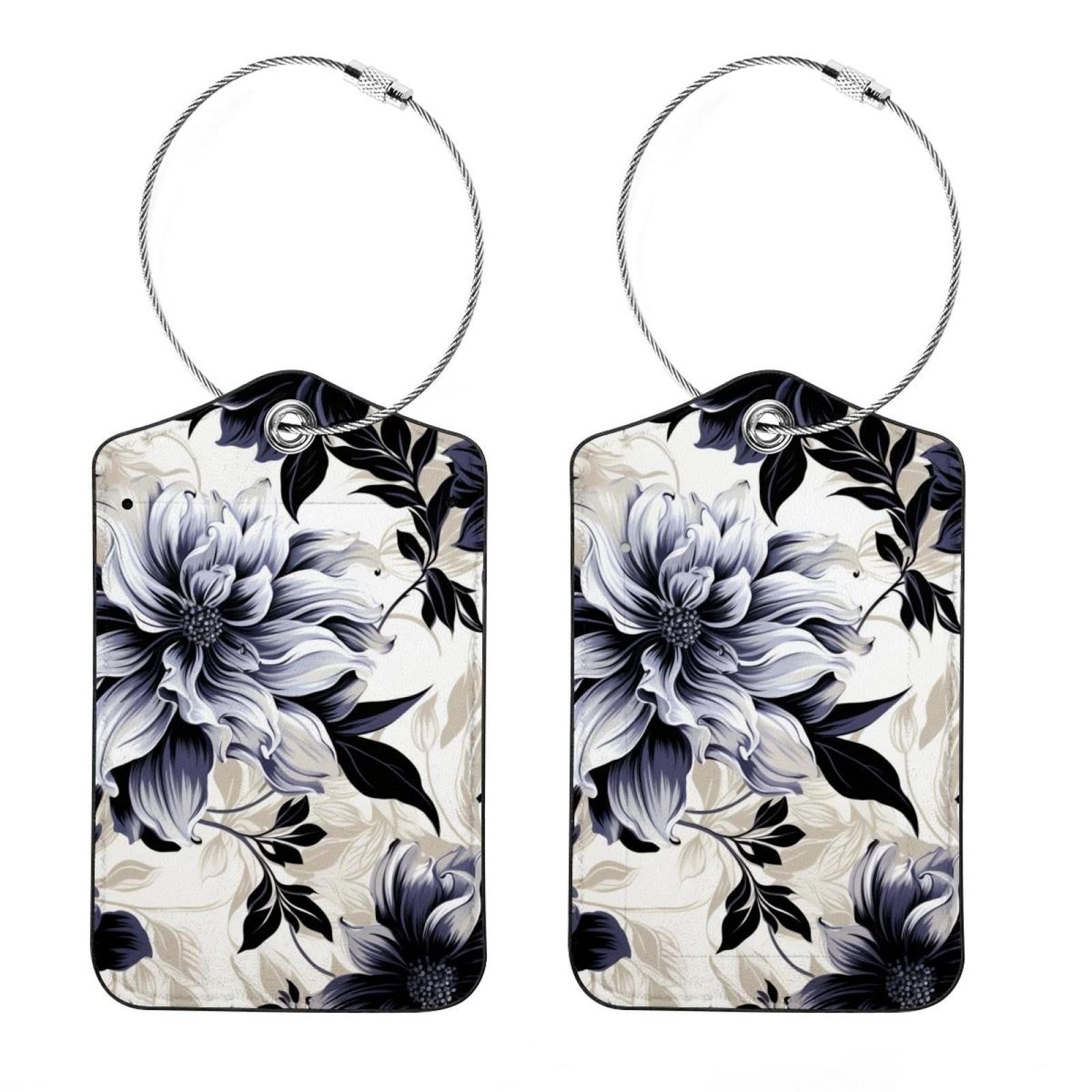 Travel in Style and Security with 2Pcs Luggage Tags and Privacy Flap ...