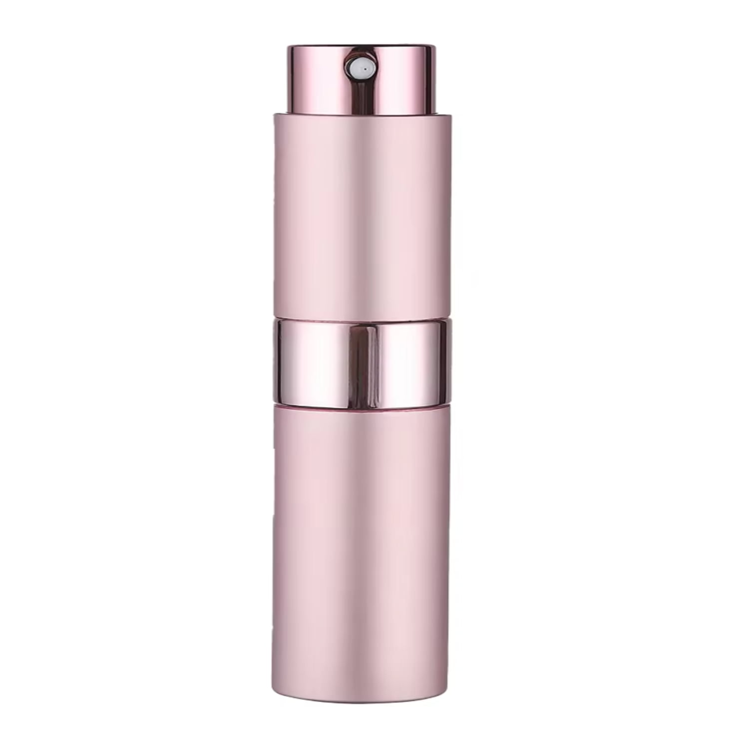 Travel-size portable 8ml refillable aluminum perfume bottle with metal ...