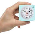 Travel-sized analog alarm clock, ultra-compact clock with snooze and ...