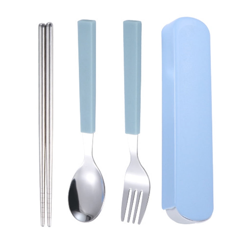 Travel tableware set, stainless steel tableware, reusable tableware ...