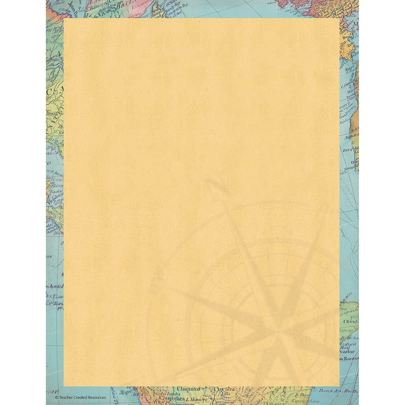 Travel the Map Computer Paper [TCR8569] - Walmart.com
