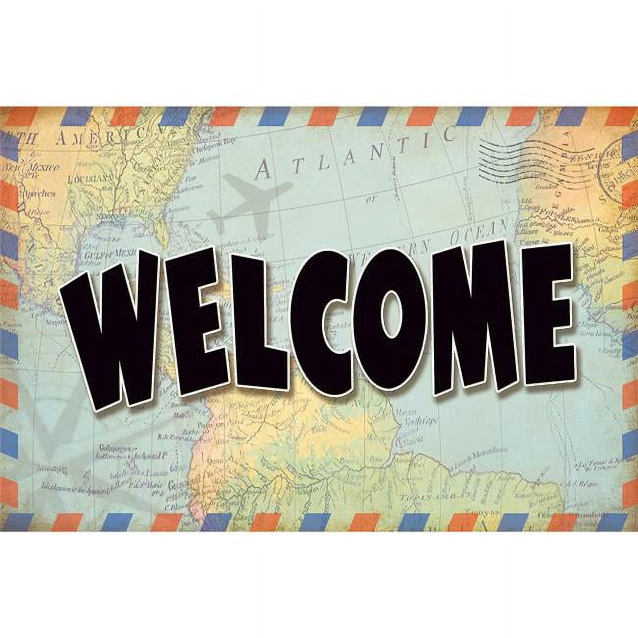 Travel the Map Welcome Postcards, 30 Per Pack, 6 Packs - Walmart.com