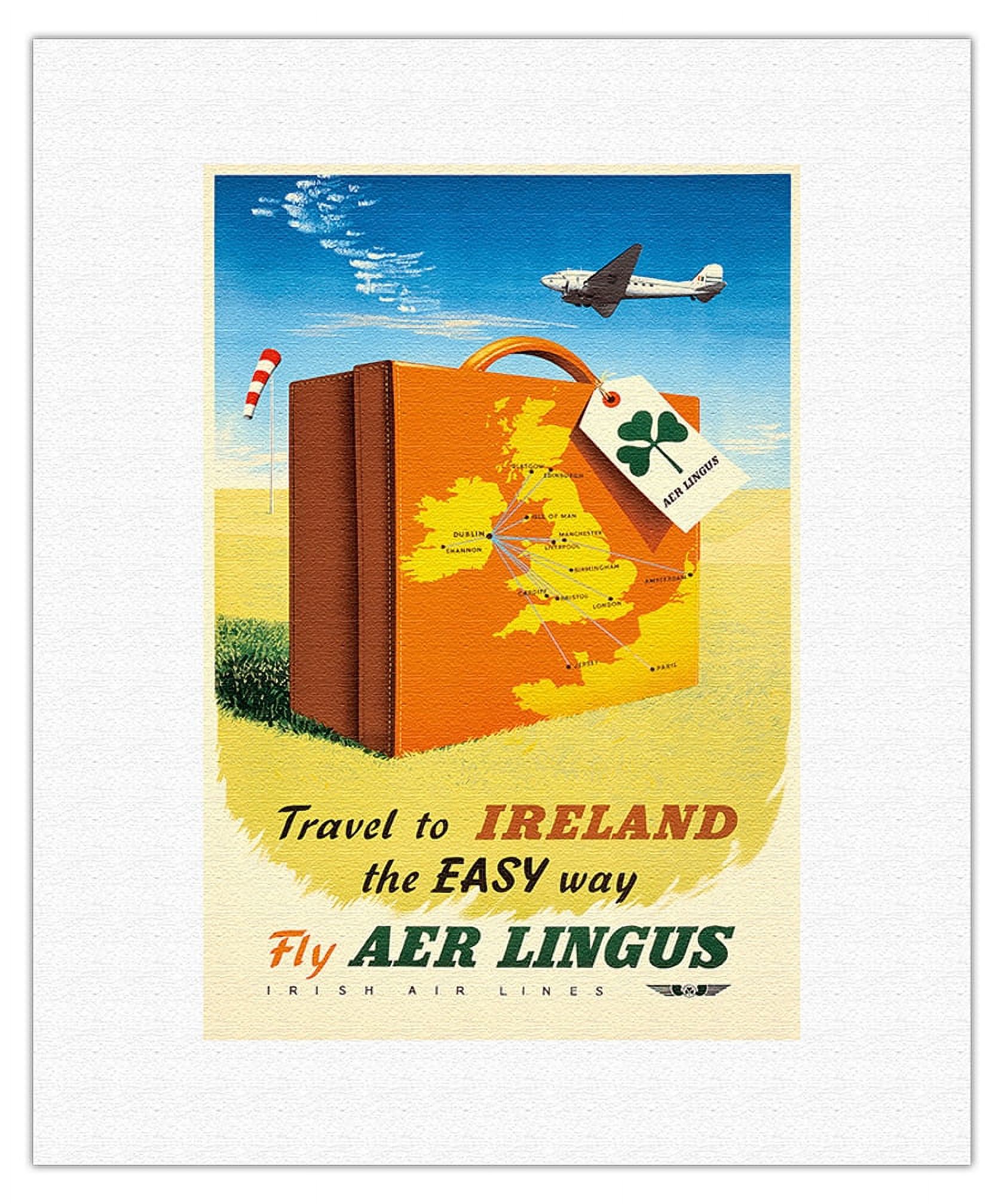 Travel to Ireland the Easy Way - Fly Aer Lingus - Vintage Airline ...