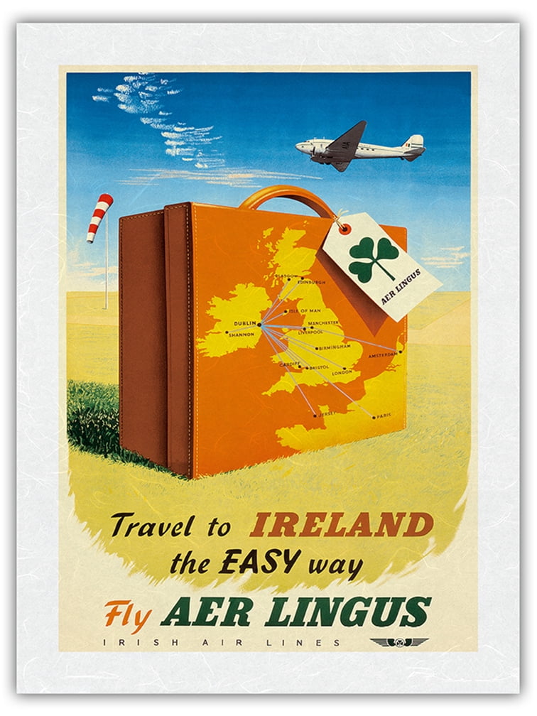 Travel to Ireland the Easy Way - Fly Aer Lingus - Vintage Airline ...