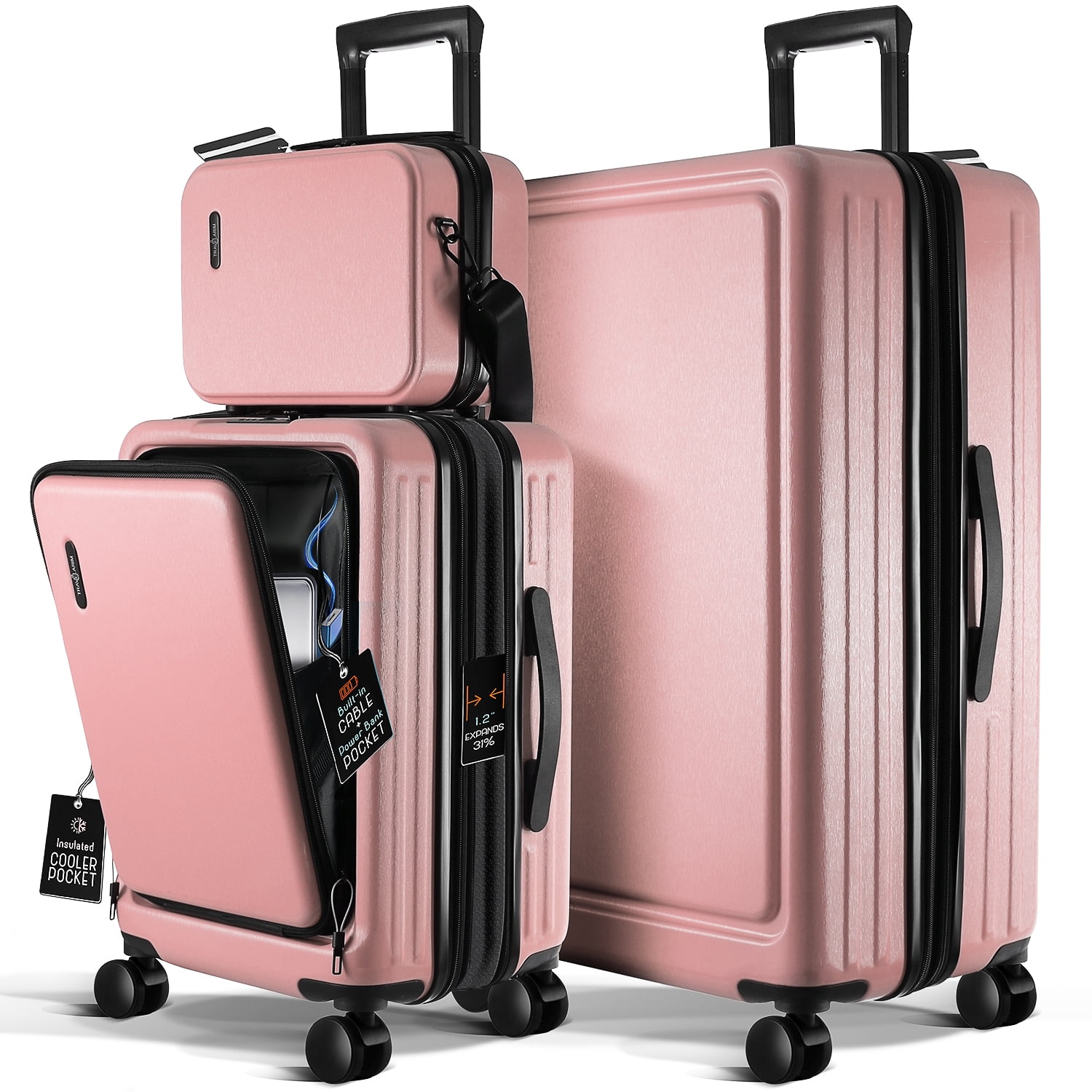 Customer reviews for TravelArim Luggage Sets 2 Piece, 22 Inch Carry on ...