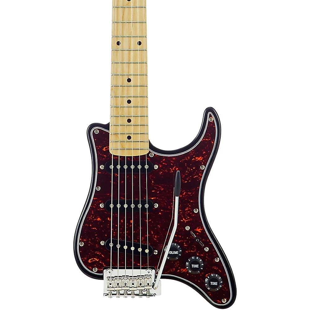 Traveler Guitar Travelcaster Deluxe Electric Guitar Black Gloss ...