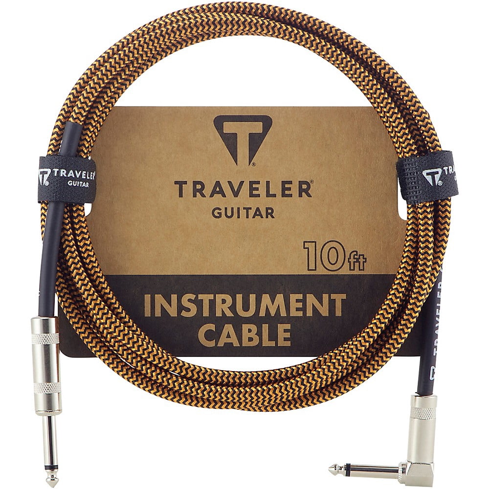 Traveler Guitar Traveler Guitar Braided Straight to Angle Instrument ...