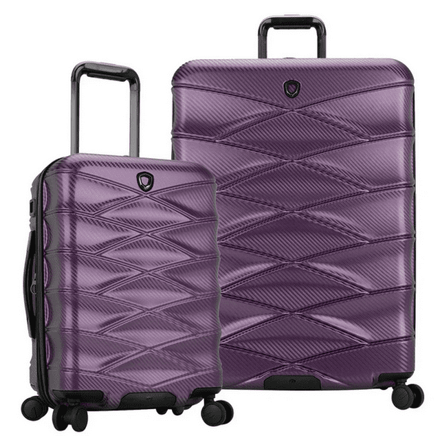 Traveler's Choice Granville II 2-piece Luggage Set - Purple - Walmart.com