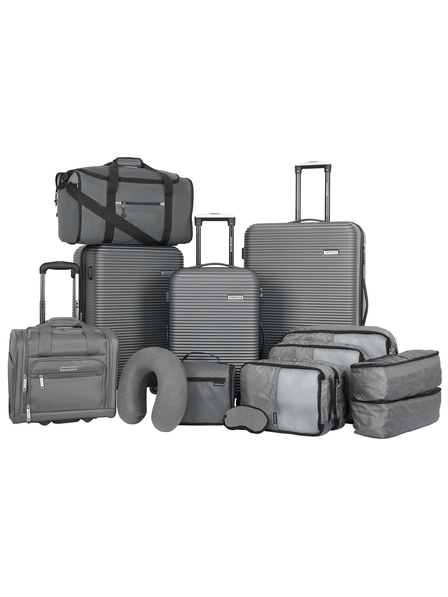 Travelers Club 14 Pc. Upright Travel Set - Gray - Walmart.com