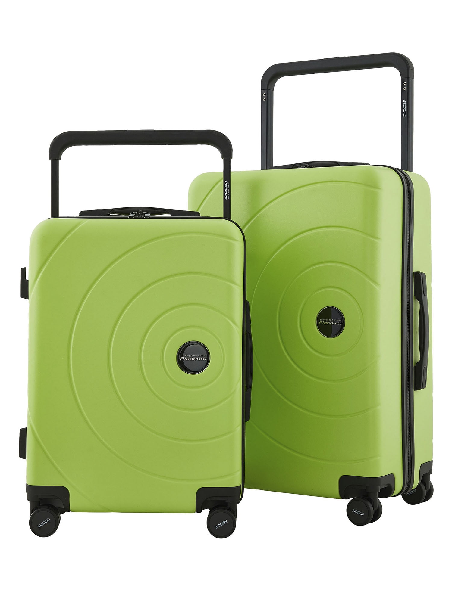 Free Shipping! Travelers Club 2pc Rolling Hard Case Luggage Set with ...