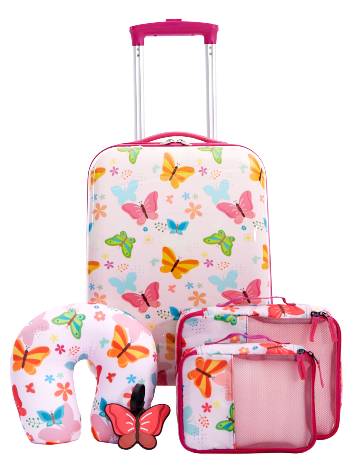 Free Shipping! Travelers Club 5-Piece Kid's Hard-Side Travel Luggage ...
