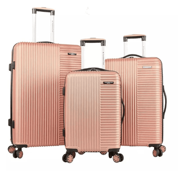 Travelers Club Basette 3-Pc. Hardside Luggage Set - New Open - Walmart.com