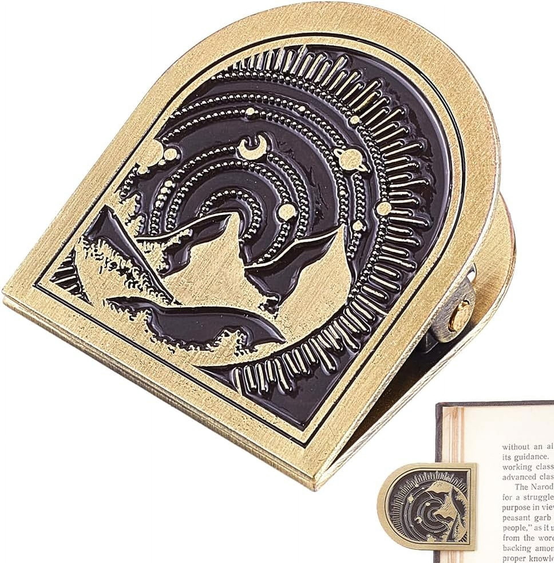 Travelers Metal Book Clip Journal Clips Forest Vintage Antique Bronze ...