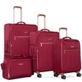 Travelhouse 4 Piece Luggage Set Softside Expandable Lightweight ...