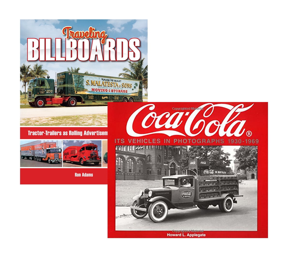 Traveling Billboards & Coca-Cola Its Vehicles in Photographs 2 Book Set ...