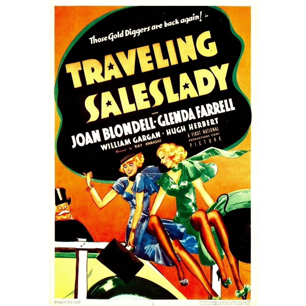 Traveling Saleslady Midget Window Card 1935 Movie Poster Masterprint ...