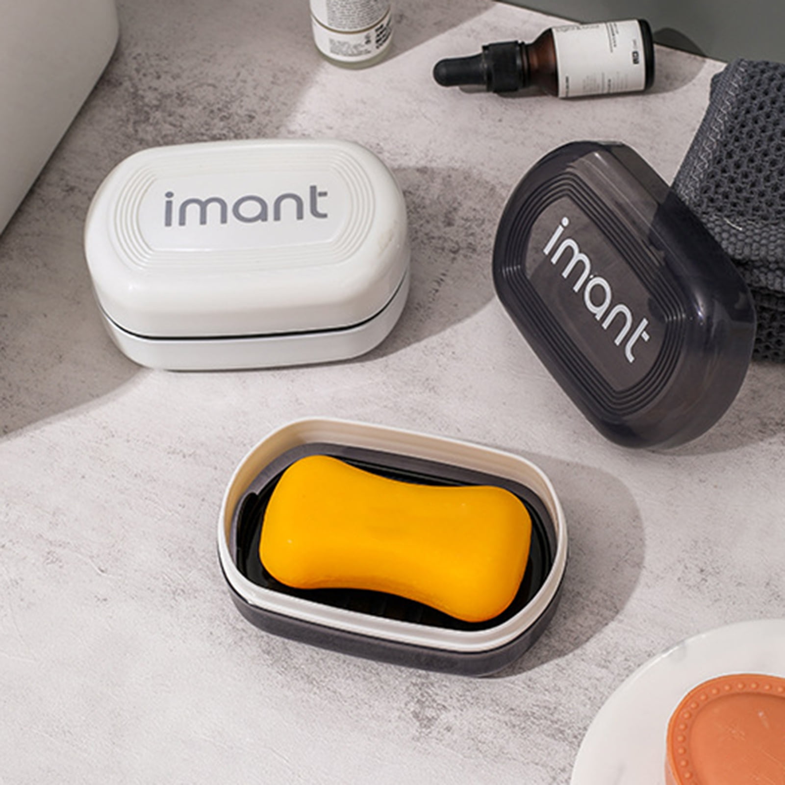 Traveling Soap Box Thickened Drainage Water Catcher Tray Portable ...