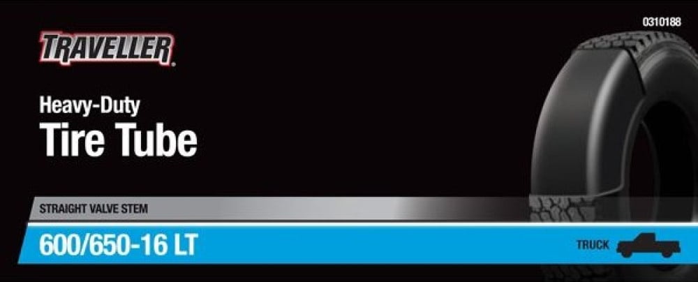 Traveller LTT-650 6/6.5/7/7.5-16LT Truck Inner Tire Tube with TR-150 ...