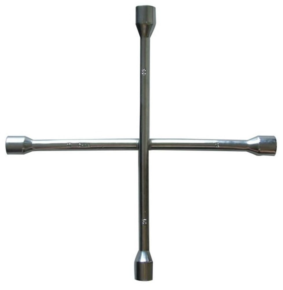 Traveller LW-14 14 in. Lug Wrench Metric Drop Forged Steel & Chrome ...