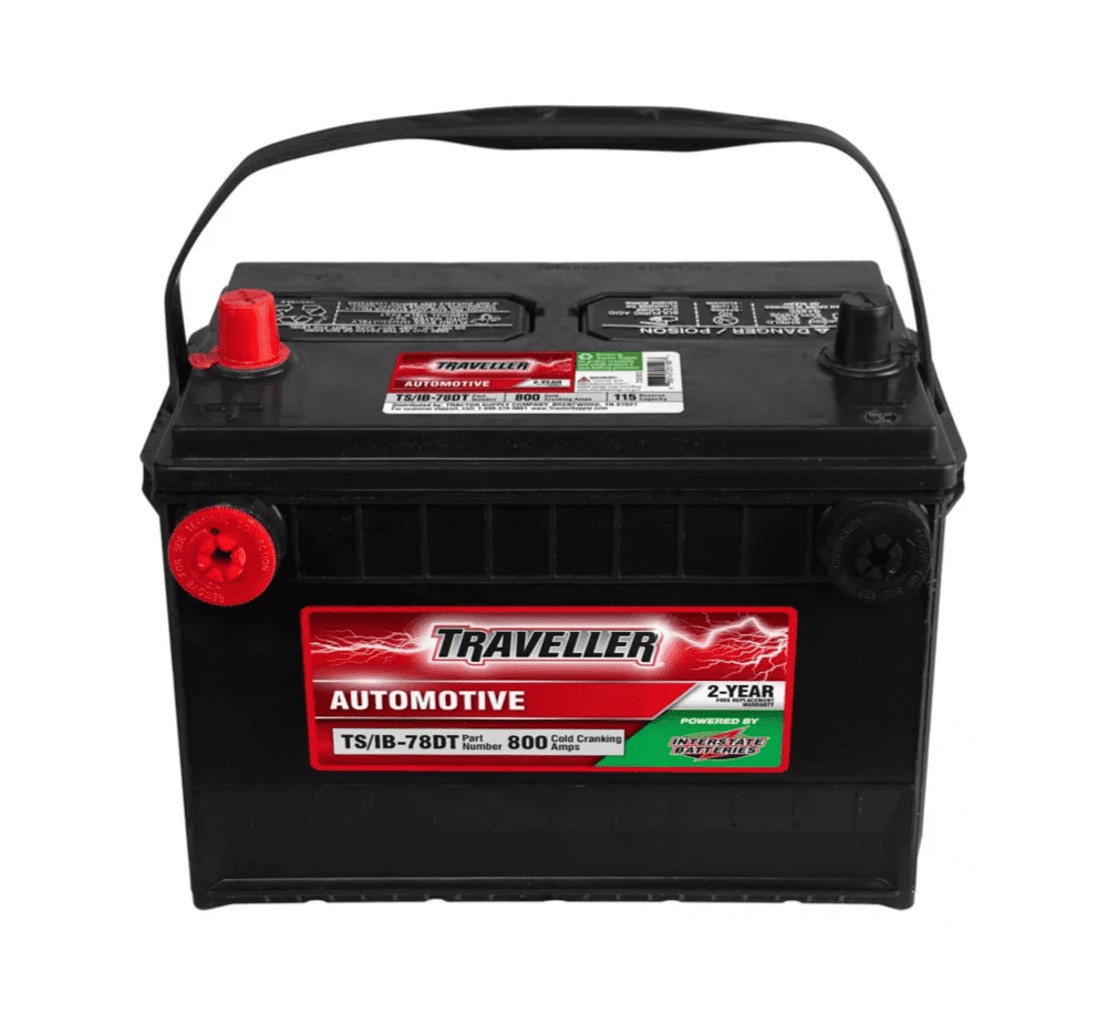 Traveller Powered by Interstate TS/IB-78DT 1,000 CA Auto Battery IB ...