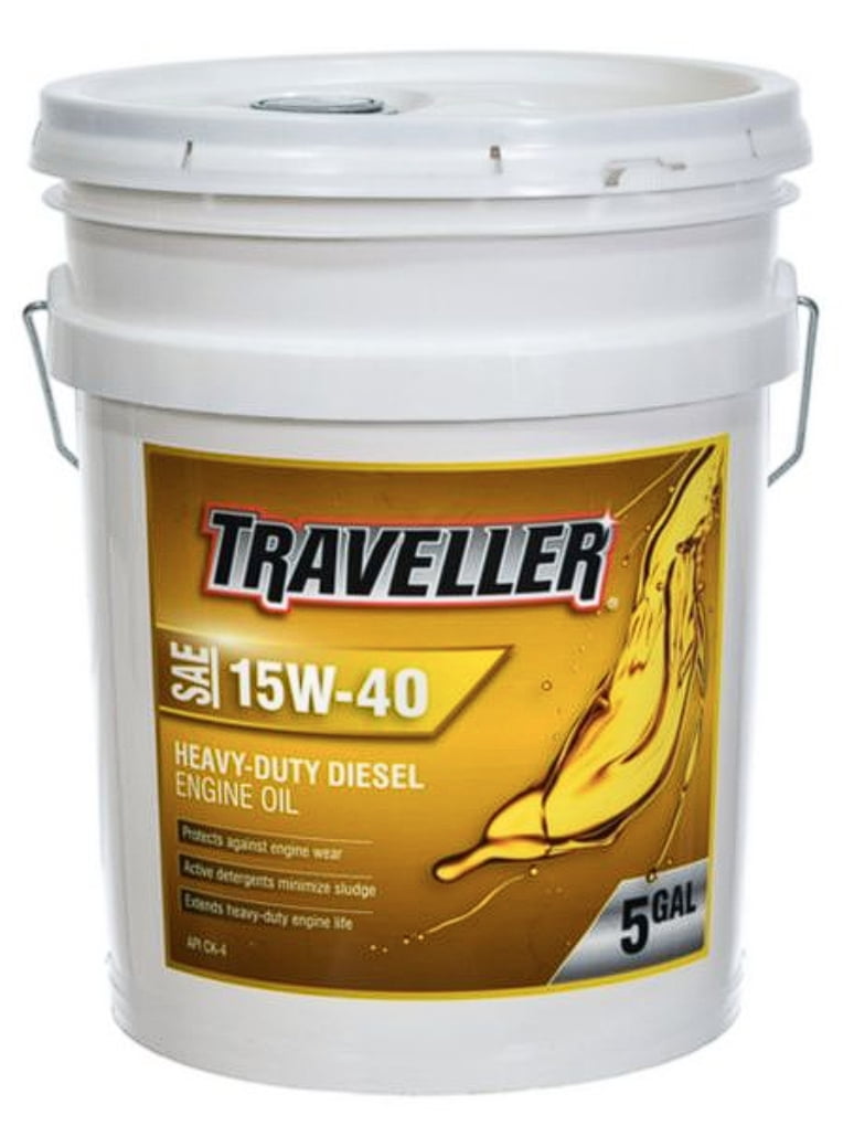 Traveller T8040070 All Fleet Engine Oil, SAE 15W-40, 5 gal - Walmart.com
