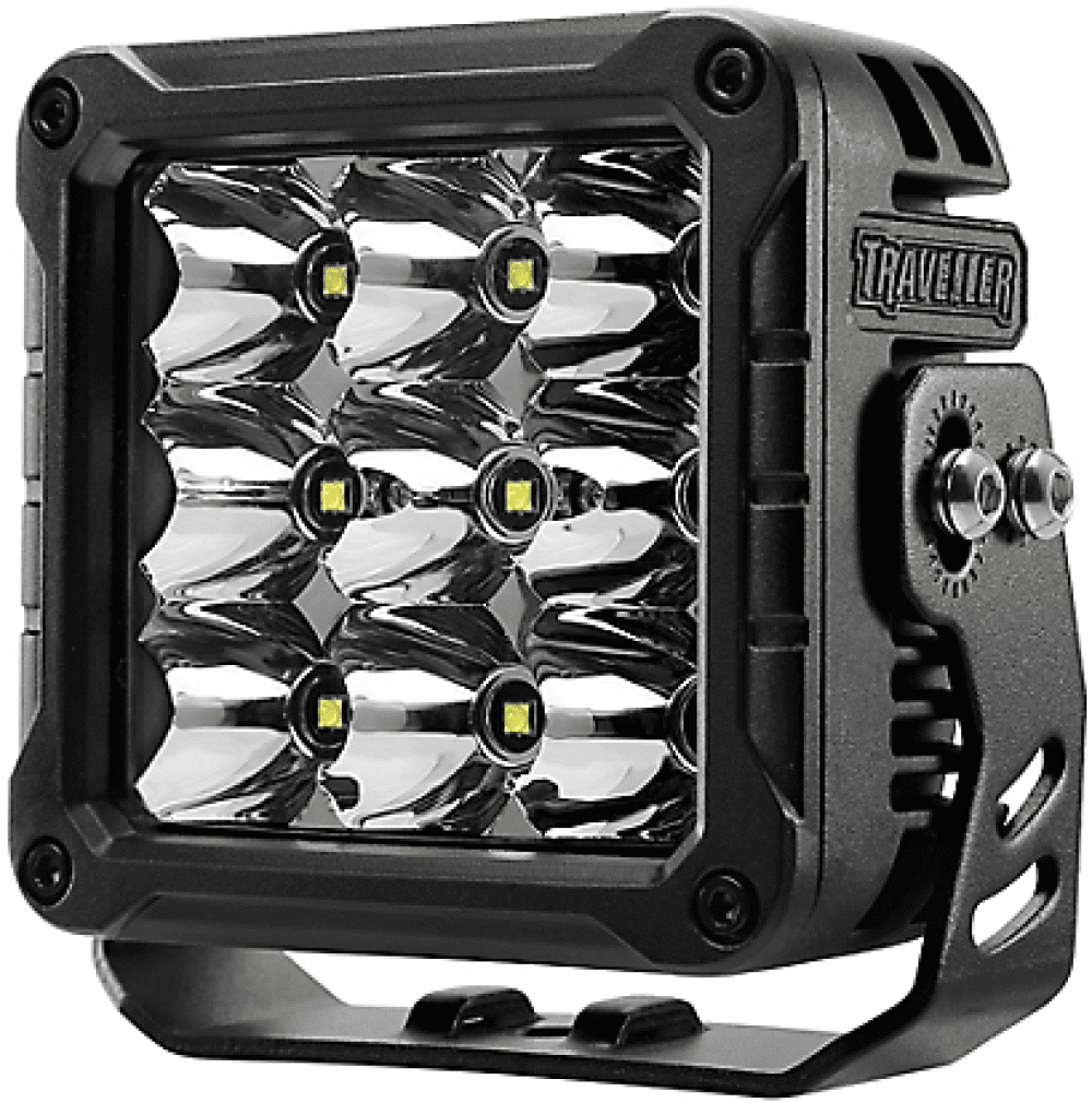 Traveller TW0745-05146 Aluminum 5 in. 27W Square LED Work Light Outdoor ...