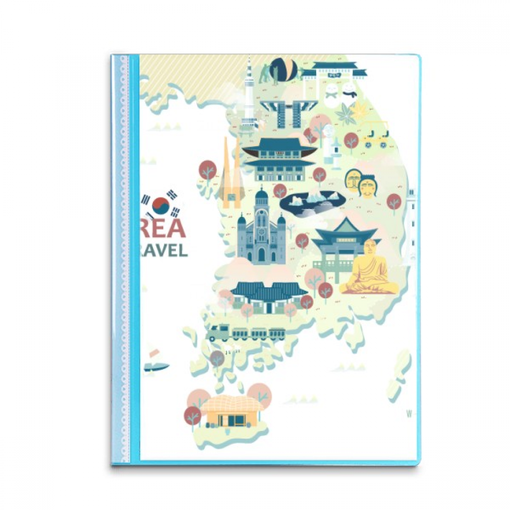 Travelling in Korea Art Deco Fashion Book Sheet Protectors Portfolio ...