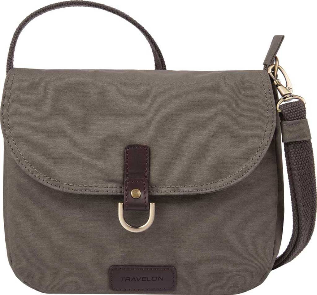 Travelon Anti-Theft Courier Saddle Crossbody Stone OSFA - Walmart.com