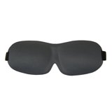 Travelon Travel Eye / Sleep Mask with Domed Eye Cup - Charcoal Gray ...