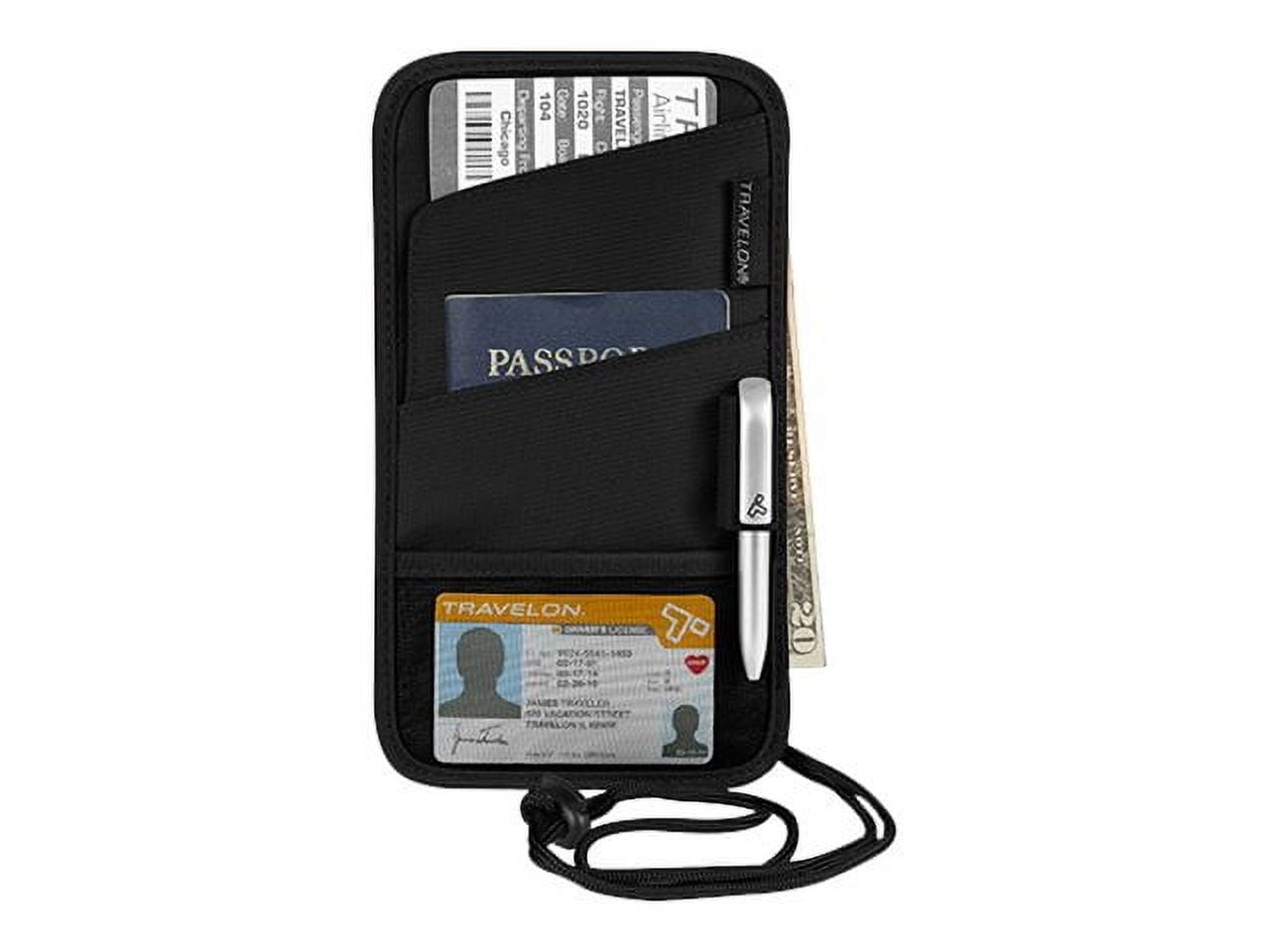 Travelon Id and Boarding Pass Holder, Black, One Size - Walmart.com