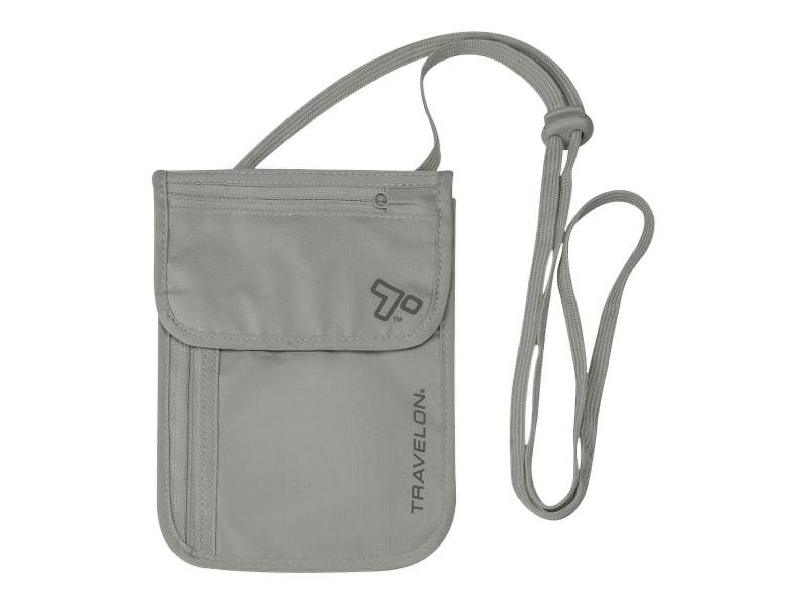 Travelon 12998-510 RFID Blocking Undergarment Neck Pouch - Gray ...