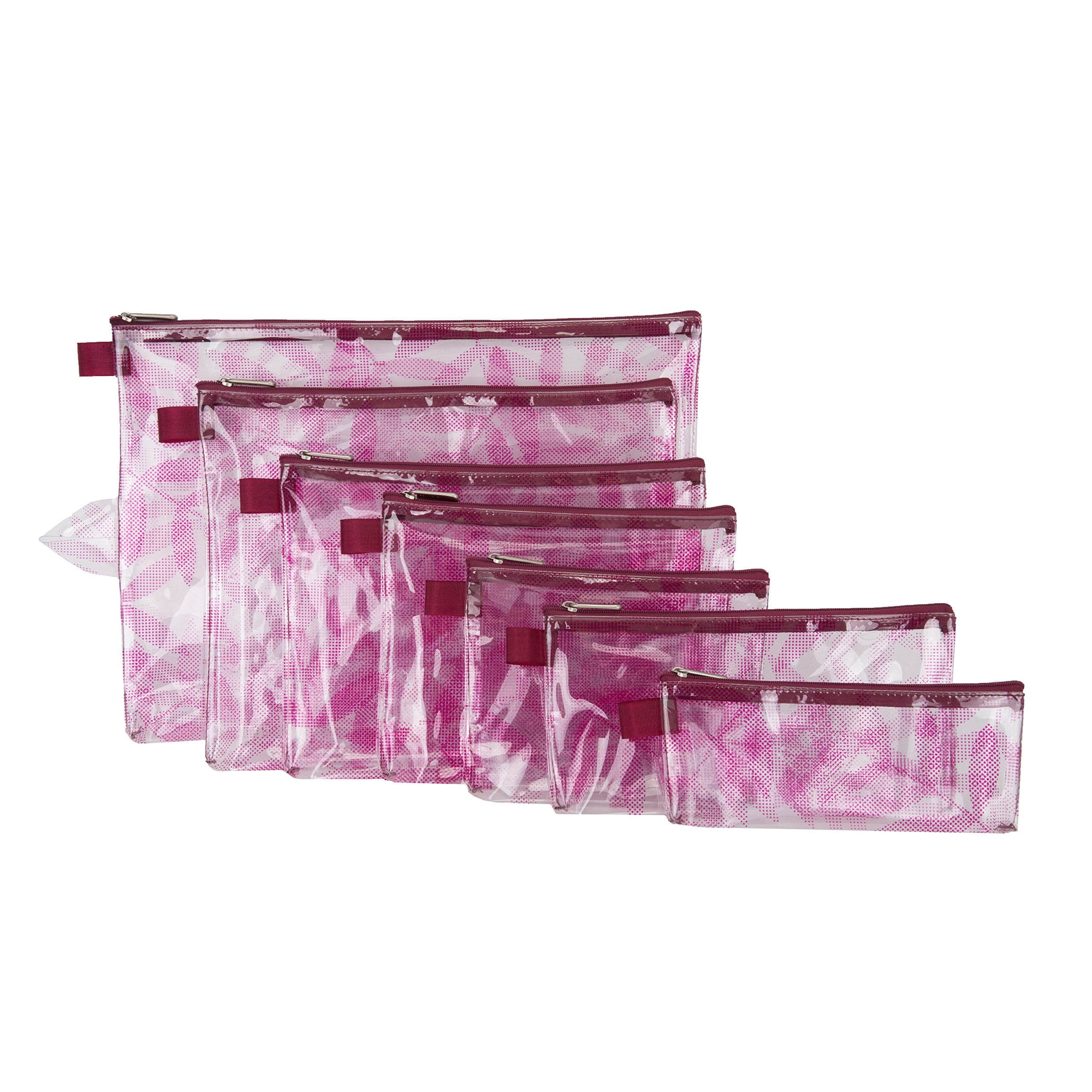 Travelon Set of 7 Packing Envelopes, Berry Leaf Screen - Walmart.com