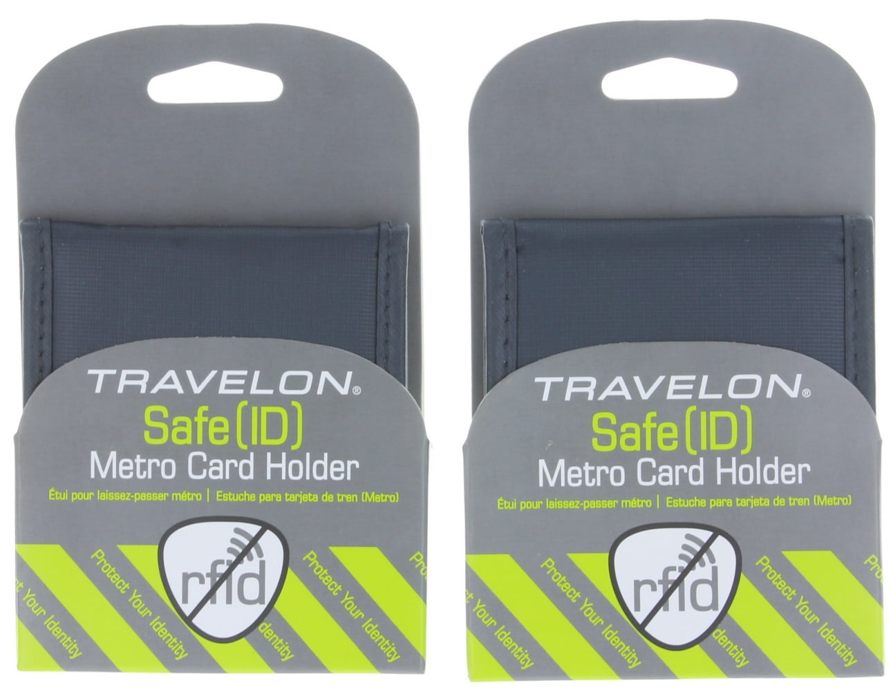 Travelon Wallet Safe ID Metro Card Holder RFID Shielding Blocker Lot of ...