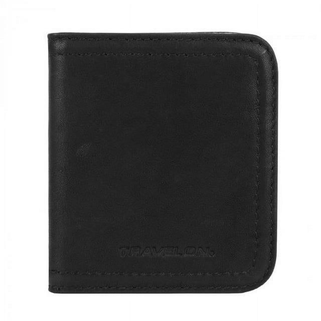 Travelon Women's Hack-Proof RFID Blocking Leather Bifold Wallet Card ...