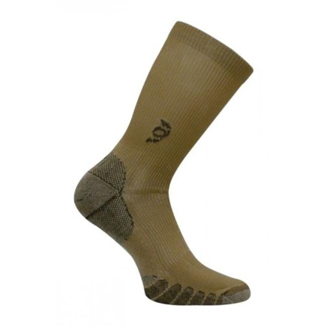 Travelsox TSC 100 Compression Crew Socks- Khaki - Large - Walmart.com